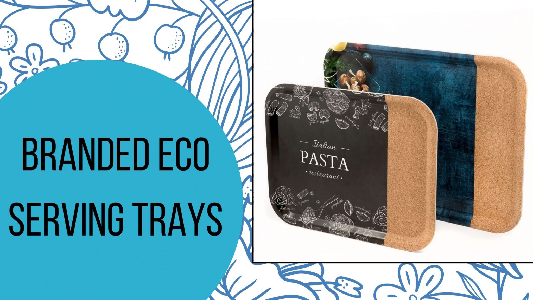 Branded Eco Serving Trays - All in One Merchandise