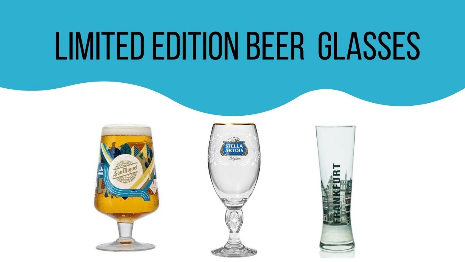 Limited Edition Beer Glasses - All in One Merchandise