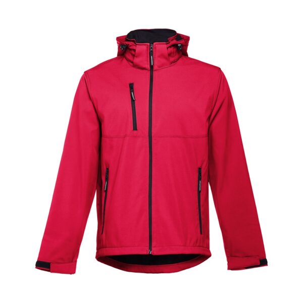 THC ZAGREB men's softshell jacket - decorated with your logo
