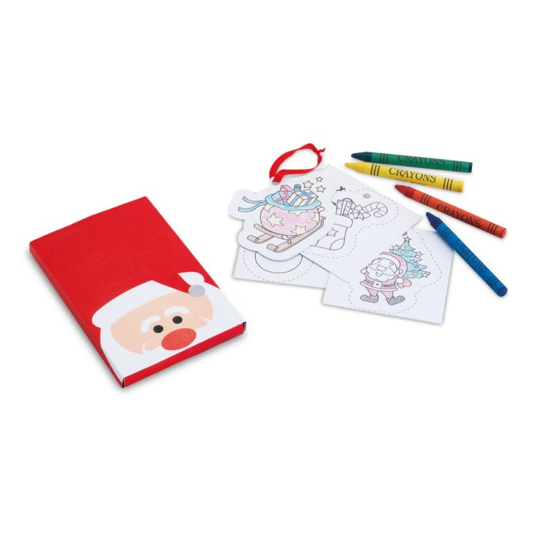VEDDER cardboard colouring set 92x140x10mm - printed with your logo