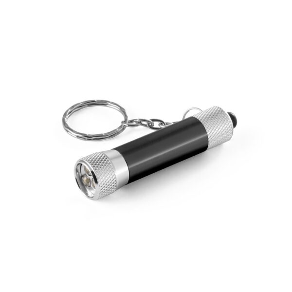 LERGAN aluminium keyring torch Total: 112x25x17mm - custom branded
