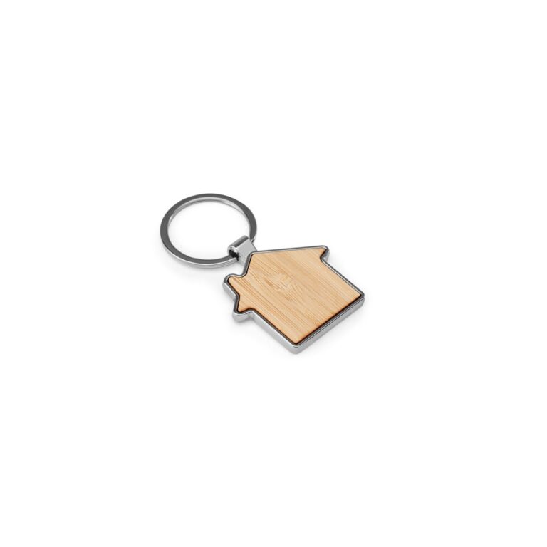 GASTON HOUSE house-shaped keyring - Iron - decorated with your logo