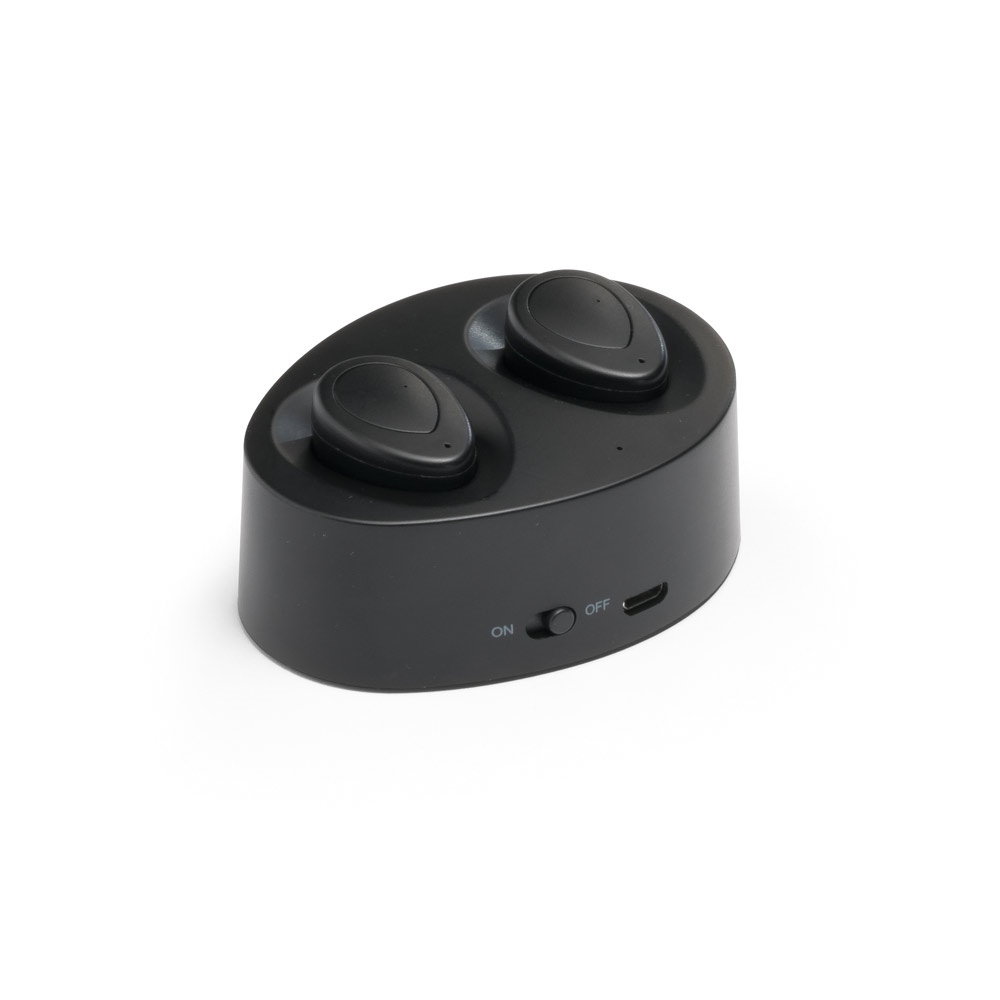 CHARGAFF wireless charging headphones - ABS - printed with your logo