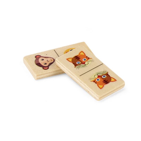 DOMIN wooden domino set 147x50x30mm - decorated with your logo