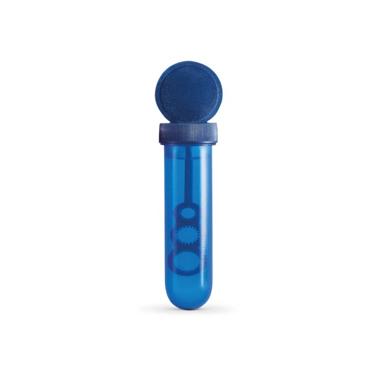 BUBBLY plastic bubble tube ø25x130mm - custom branded with your logo
